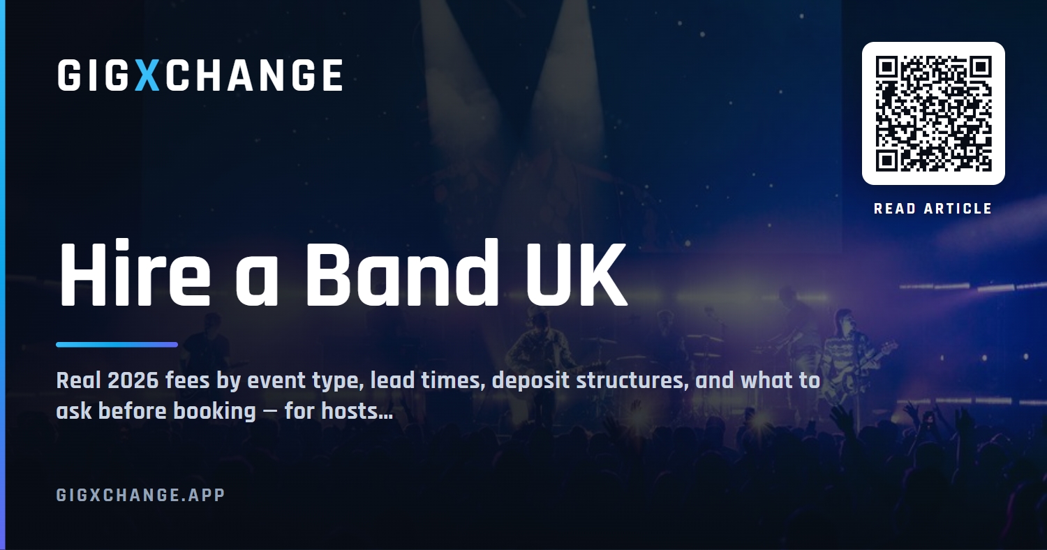Hire a Band UK: Weddings, Parties & Corporate (2026 Fees)