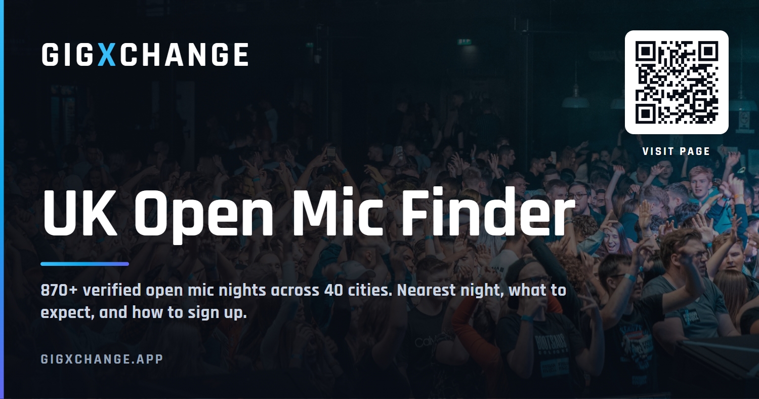 UK Open Mic Finder — 200+ Free Open Mic Nights by City